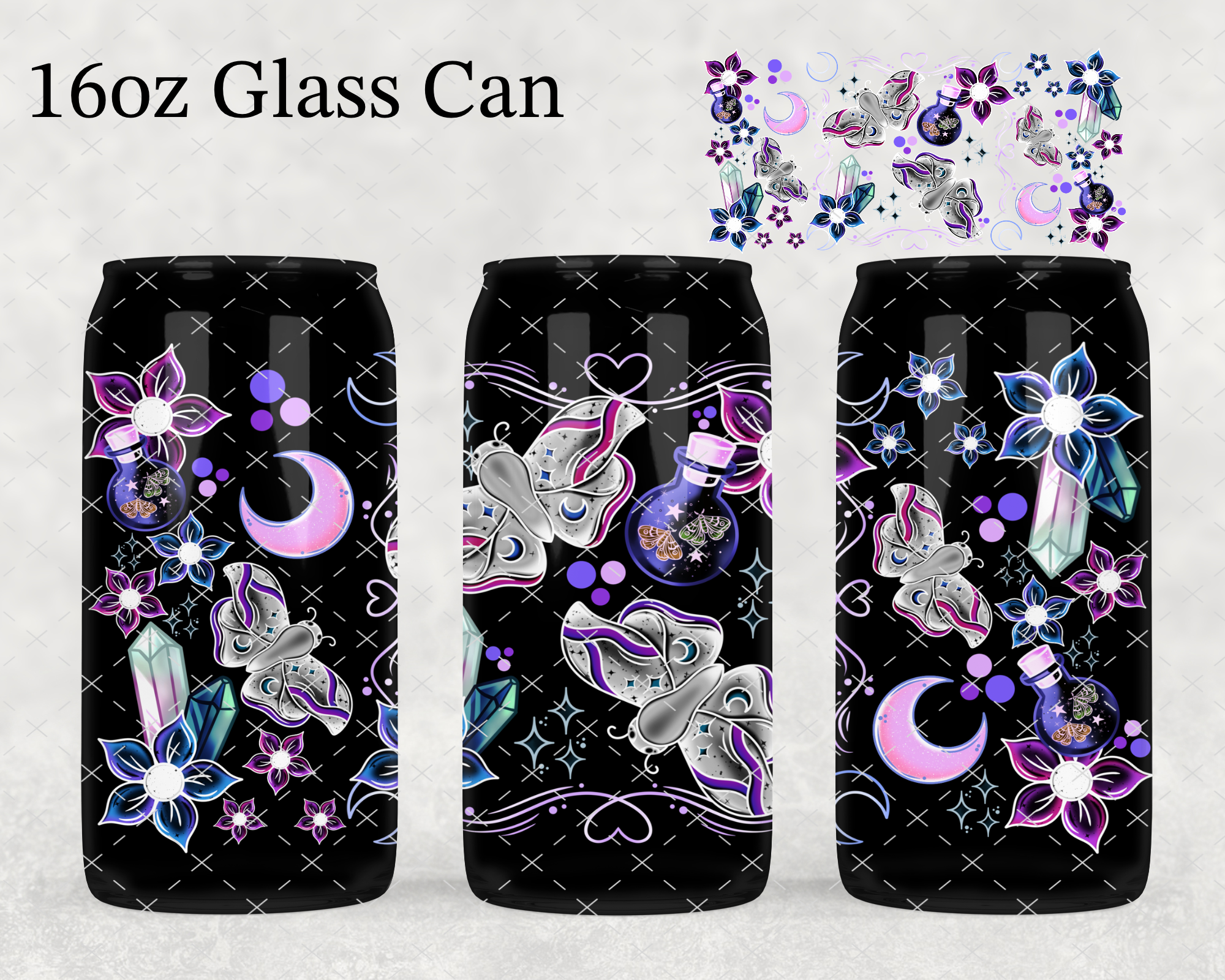 MTO Mystical Moth UV Cup Wrap – Danni D Designs