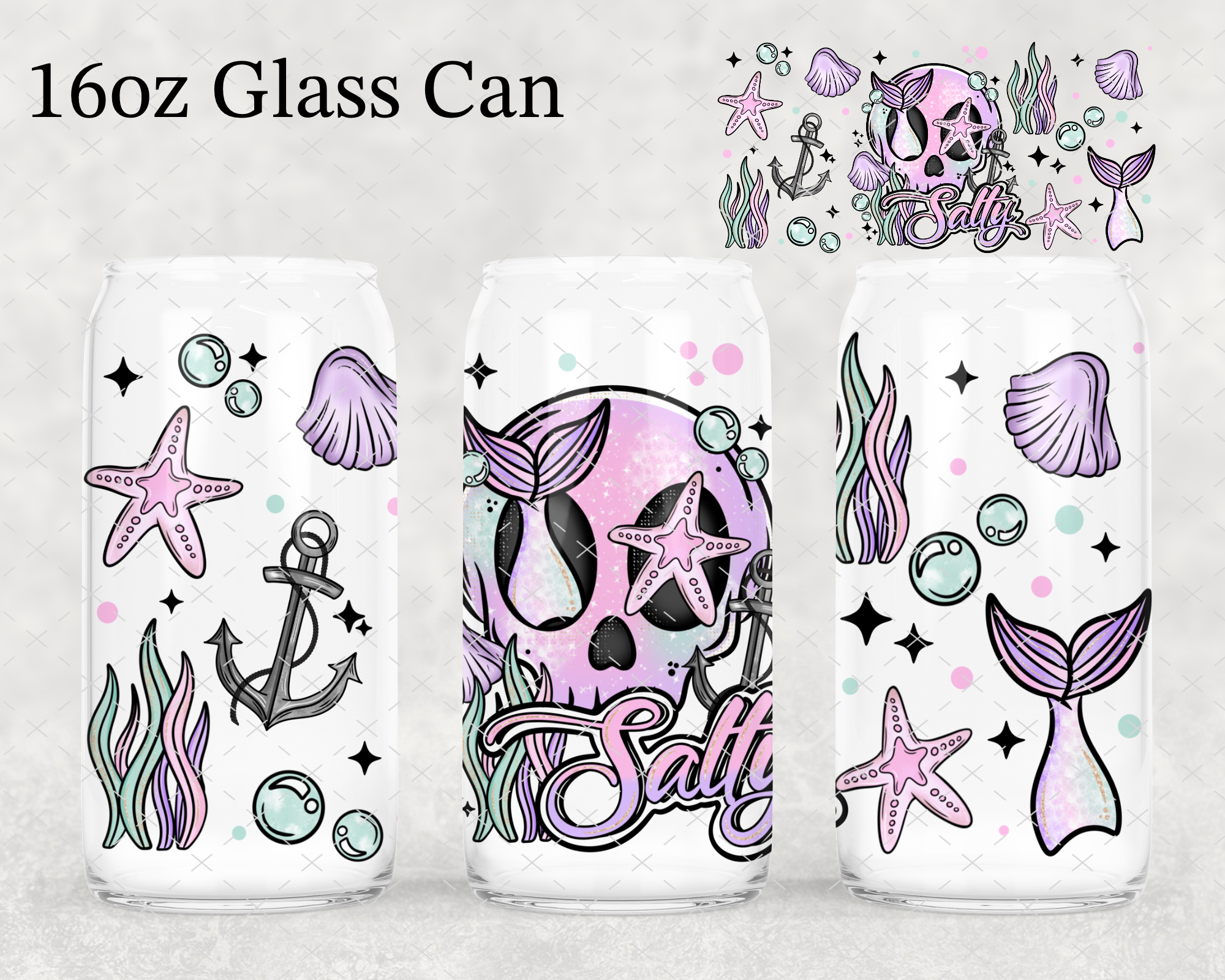 MTO Salty Shells UV Cup Wrap – Danni D Designs