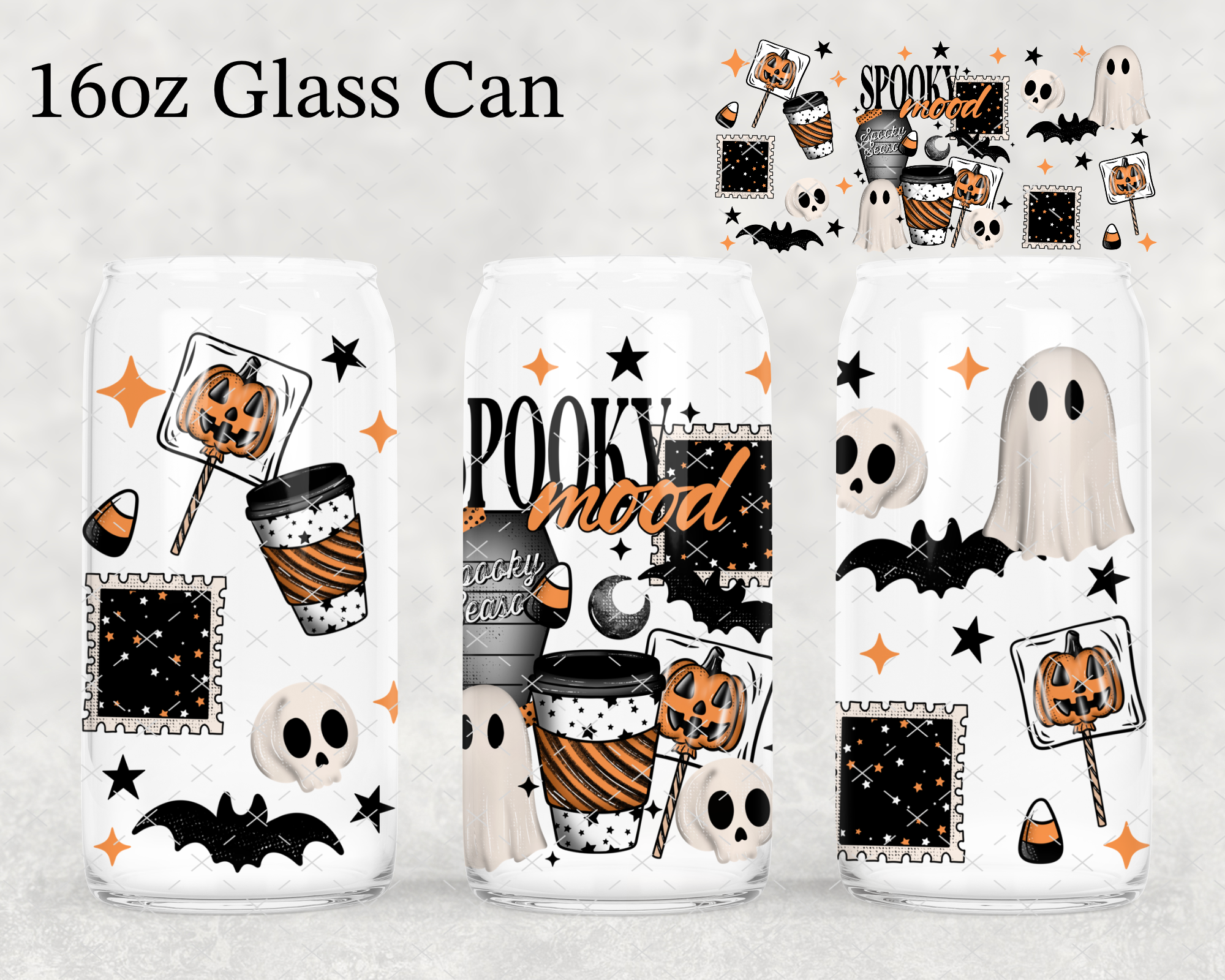 MTO Spooky Mood UV Cup Wrap – Danni D Designs