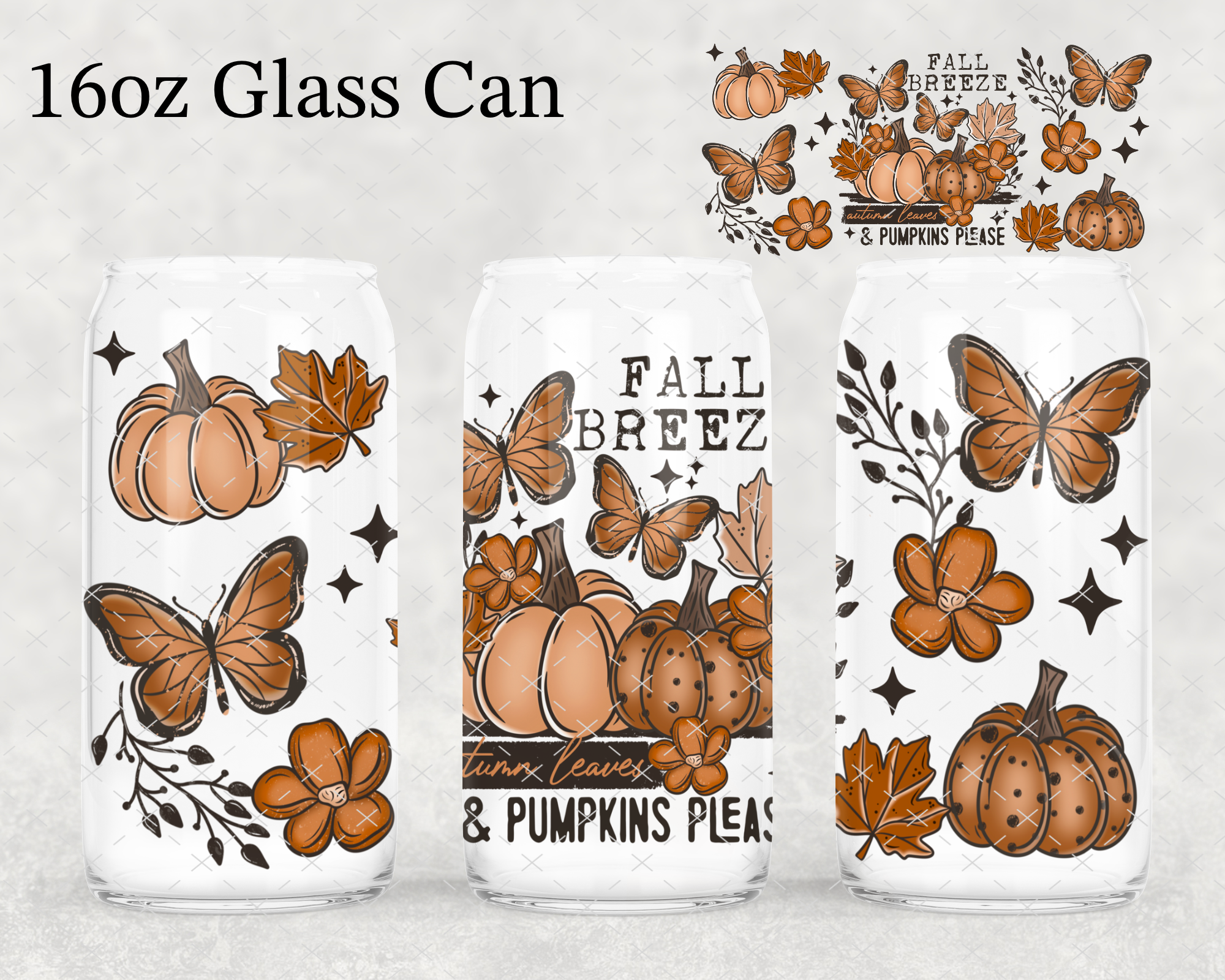 MTO Fall Breeze UV Cup Wrap – Danni D Designs