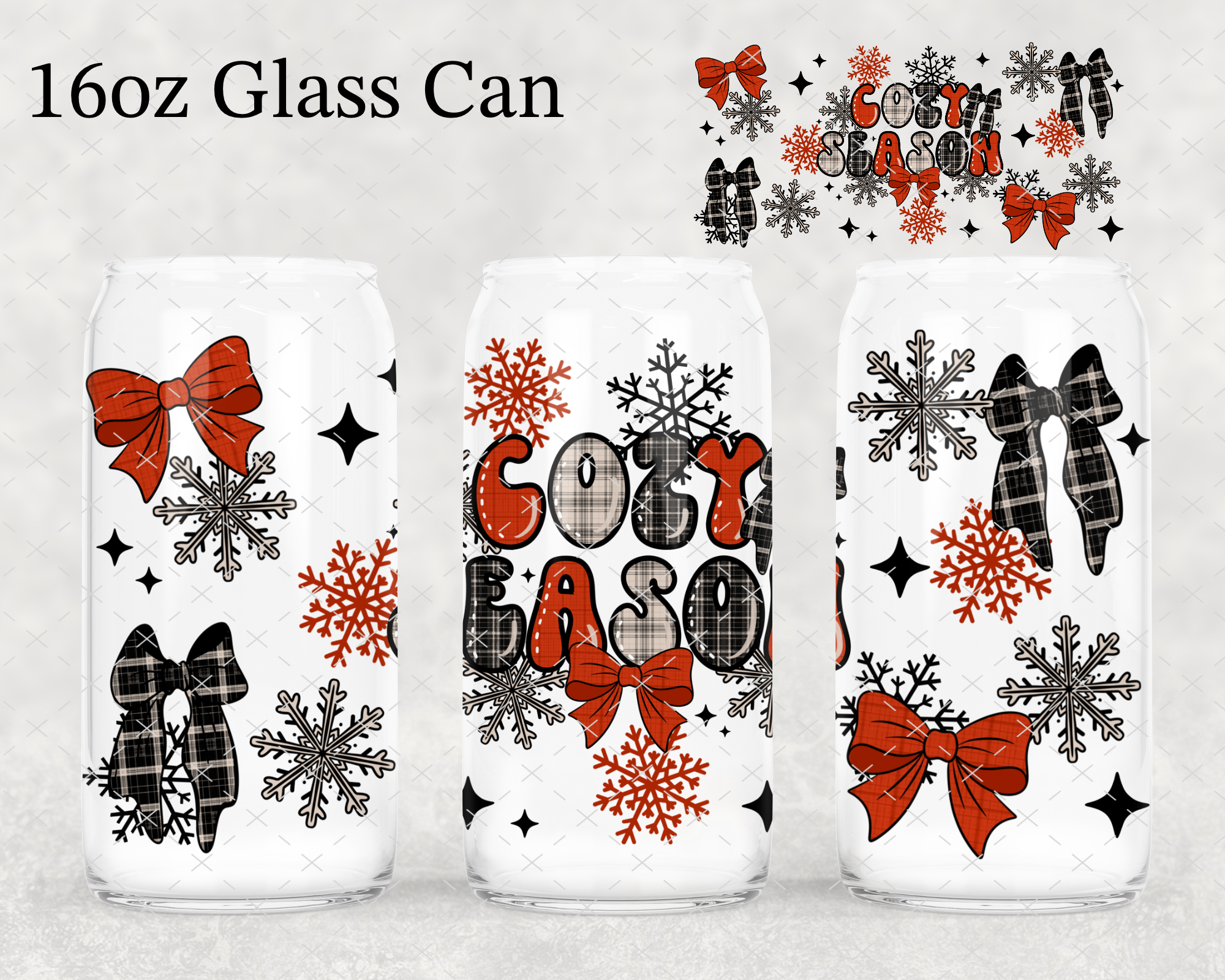 MTO Cozy Season Plaid UV Cup Wrap – Danni D Designs