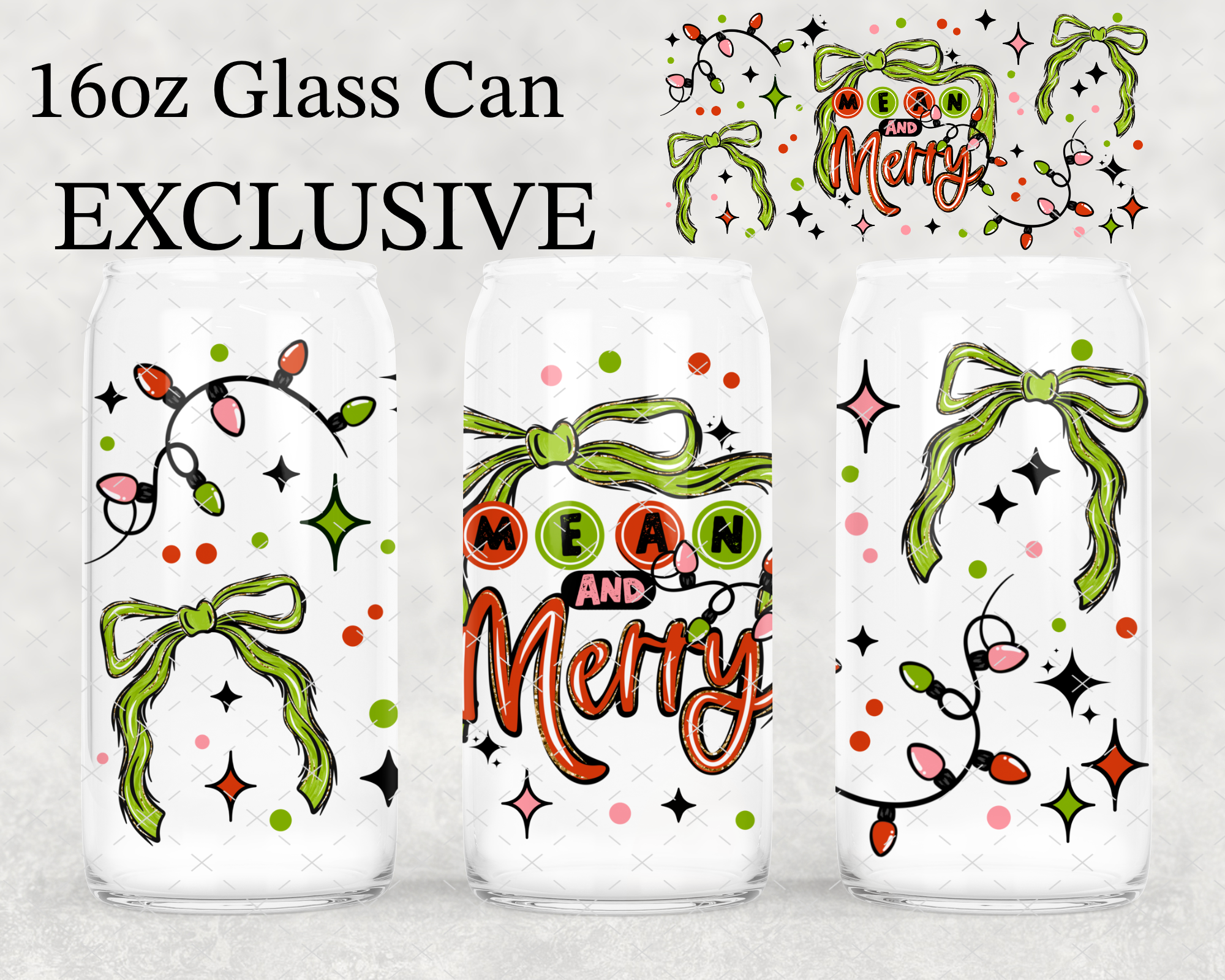 MTO **EXCLUSIVE** Mean & Merry UV Cup Wrap – Danni D Designs