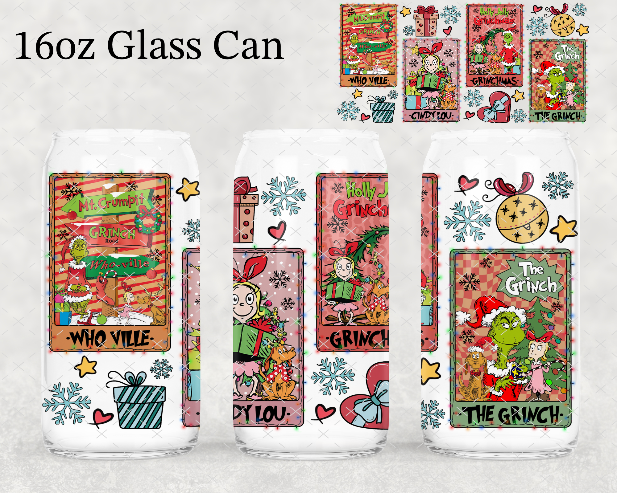 MTO Gman Collage UV Cup Wrap – Danni D Designs